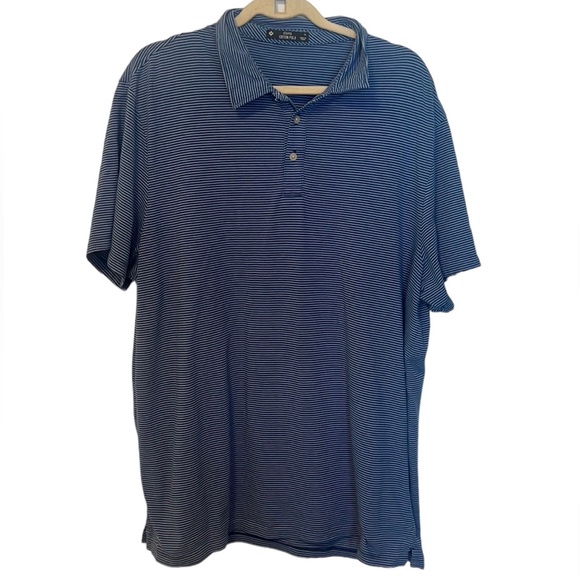 Member’s Mark | Shirts | Mens Members Mark Blue Striped Polo | Poshmark